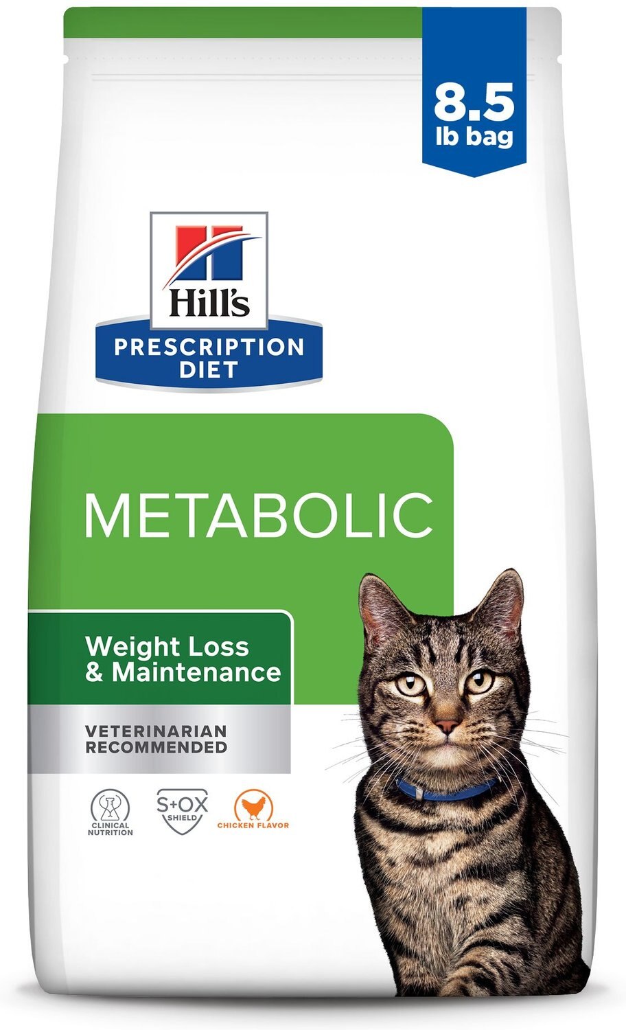 HILL S PRESCRIPTION DIET Metabolic Chicken Flavor Dry Cat Food 8 5 lb hill-s-prescription-diet-metabolic-chicken-flavor-dry-cat-food-8-5-lb