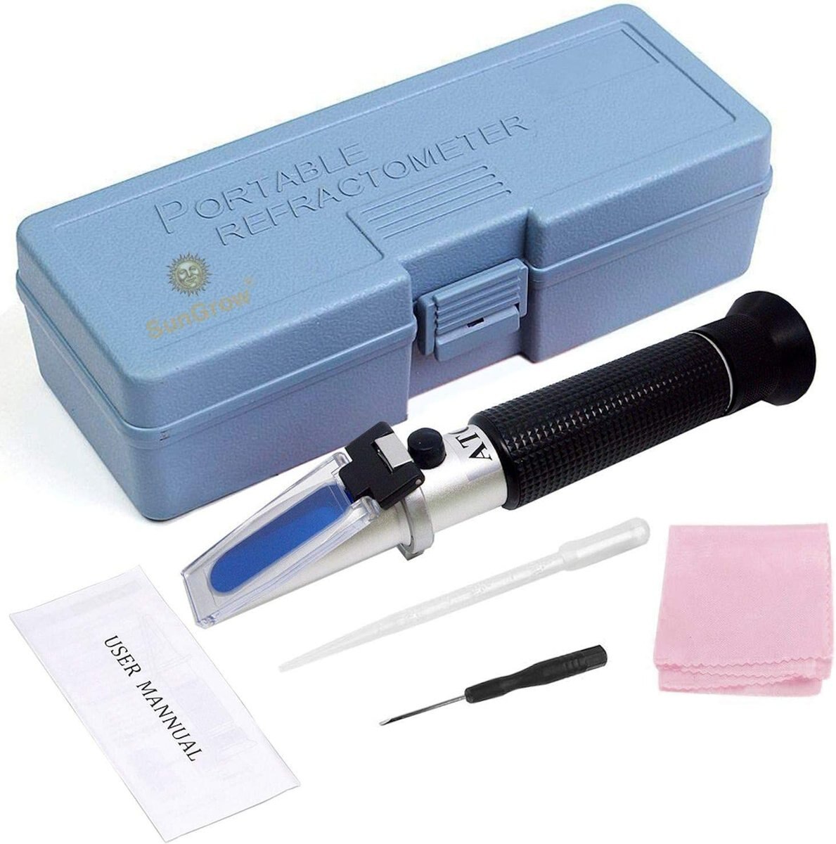 SUNGROW Refractometer for Saltwater Aquarium & Reef Tank, Koi Pond ...