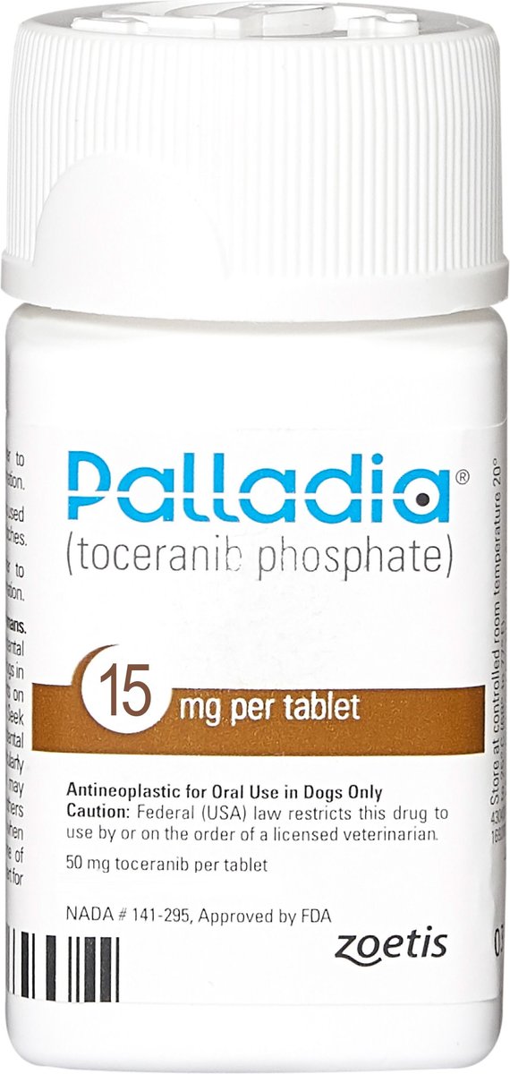 PALLADIA (toceranib phosphate) Tablets for Dogs, 15-mg, 30 tablets ...