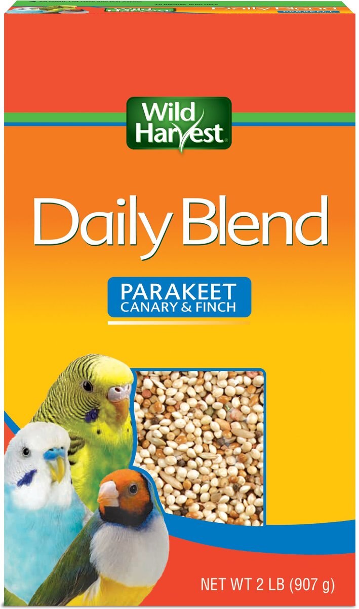 WILD HARVEST Daily Blend Parakeet Food, 2-lb bag - Chewy.com