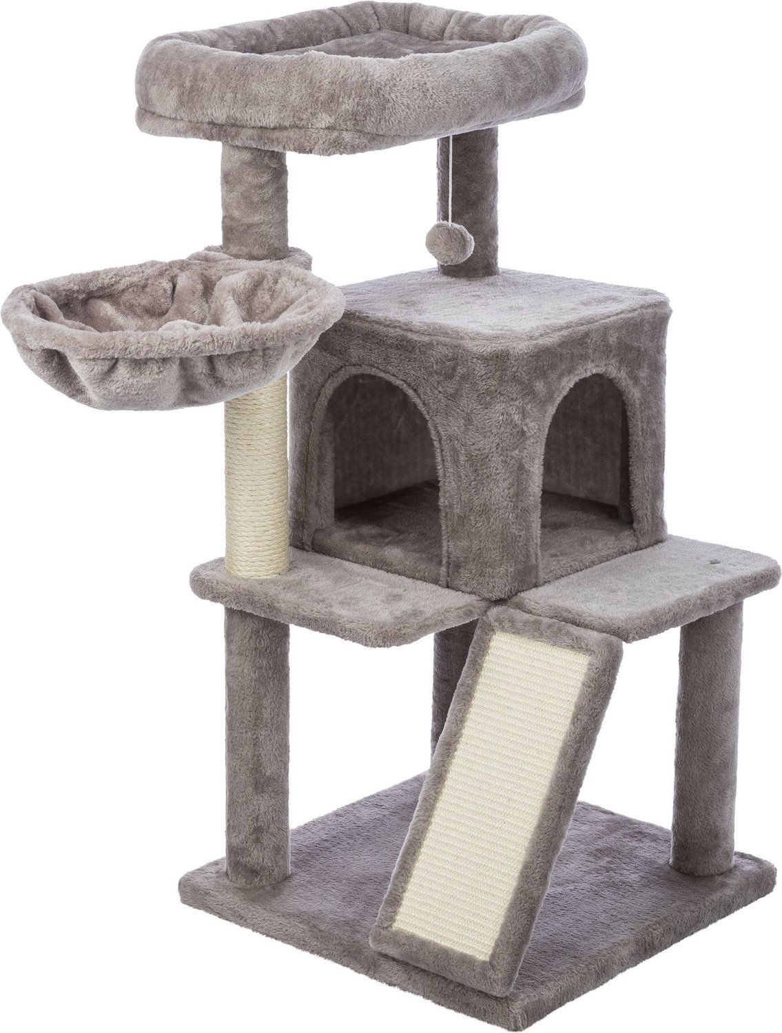 TRIXIE Pepito Cat Tree, Gray - Chewy.com
