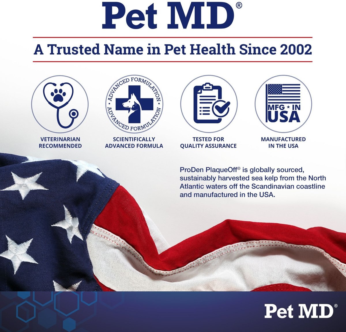 PET MD Proden PlaqueOff Teeth Cleaning Dental Care Powder Dog Dental ...