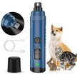 PATPET 2 LED Quiet Medium & Large Dog & Cat Nail Grinder, Blue - Chewy.com