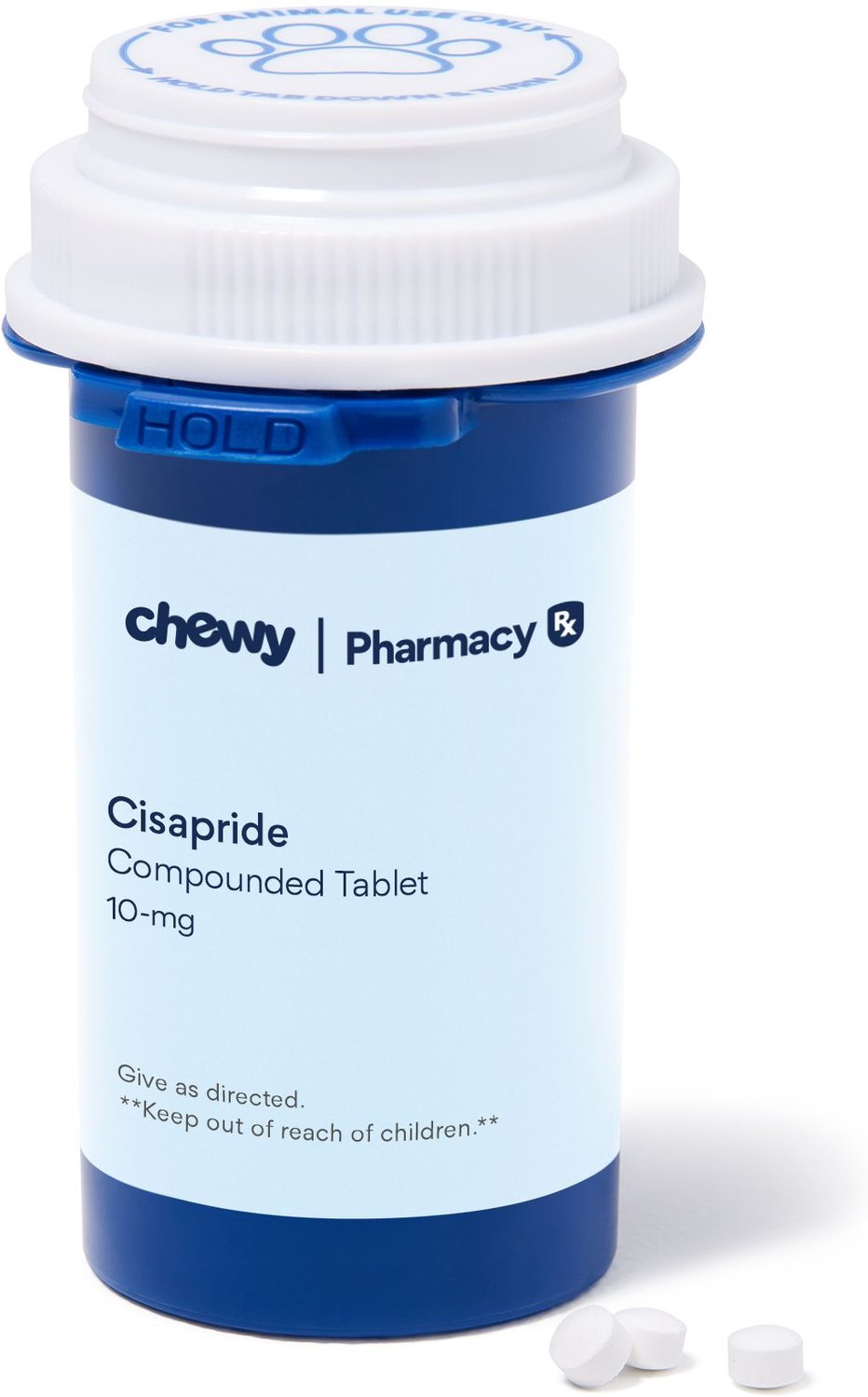 CISAPRIDE COMPOUNDED Chicken Flavored Tablet for Dogs and Cats, 10-mg ...
