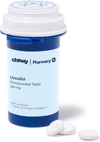 URSODIOL COMPOUNDED Chicken Flavored Quadrisect Tablet for Dogs and ...