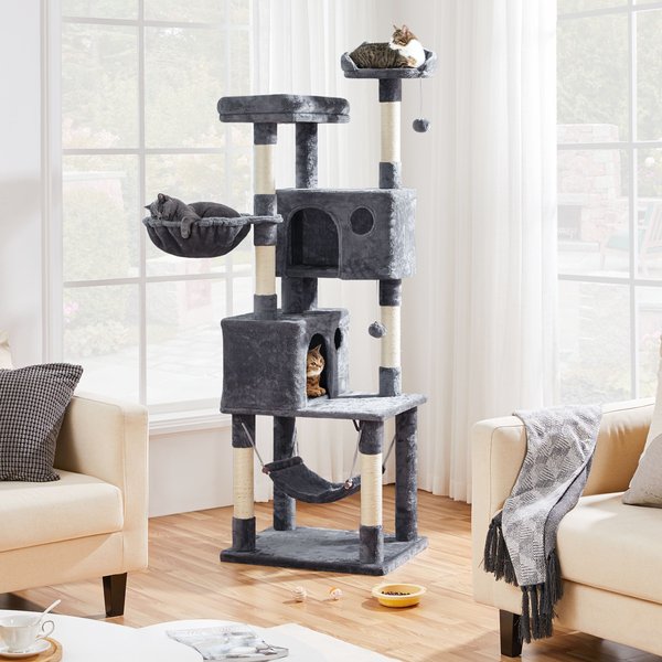 FRISCO 76-in XXL Heavy Duty Cat Tree, Gray - Chewy.com