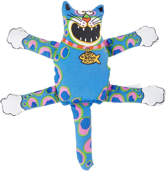 FAT CAT Mini Terrible Nasty Scaries Squeaky Dog Toy, Character Varies ...