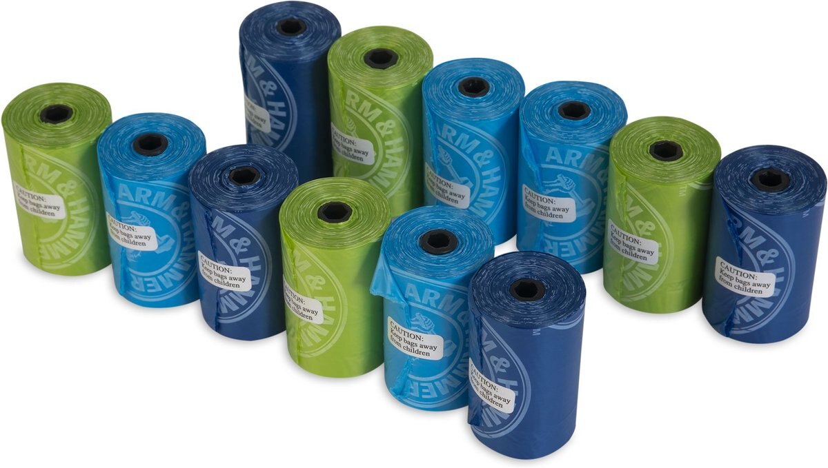 ARM & HAMMER Disposable Waste Bag Refills, Assorted, 180 count - Chewy.com