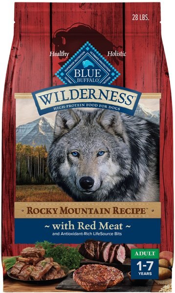 BLUE BUFFALO Wilderness Red Meat & Grains Rocky Mountain Recipe High ...