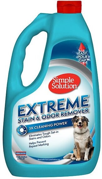 SIMPLE SOLUTION Extreme Stain & Odor Remover, 1-gal bottle - Chewy.com