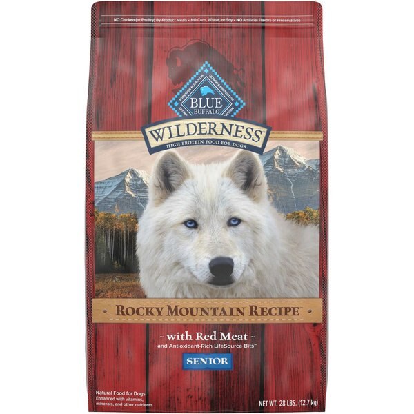 BLUE BUFFALO Wilderness Rocky Mountain Recipe Senior High Protein ...