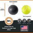 MONSTER K9 DOG TOYS Ultra Durable Dog Ball, Black - Chewy.com