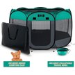 RUFF 'N RUFFUS Portable Foldable Cat & Dog Playpen, Carrying Case ...