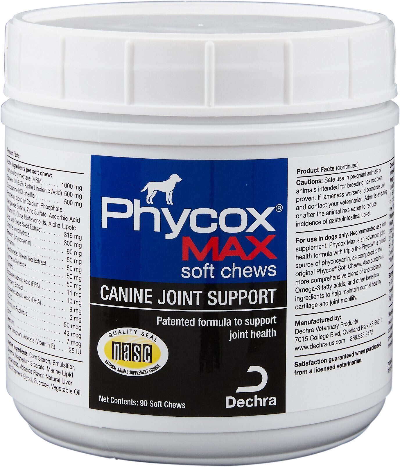 Questions and Answers about PHYCOX MAX Soft Chews Joint Supplement for Dogs