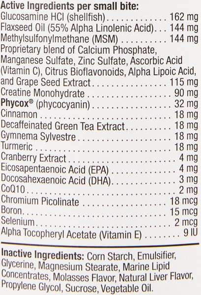 PHYCOX MAX Small Bites Soft Chews Joint Supplement for Dogs, 120 count ...