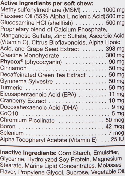 PHYCOX MAX HypoAllergenic HA Soft Chews Joint Supplement for Dogs, 90 ...