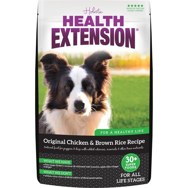 HEALTH EXTENSION Little Bites Chicken & Brown Rice Recipe Dry Dog Food ...