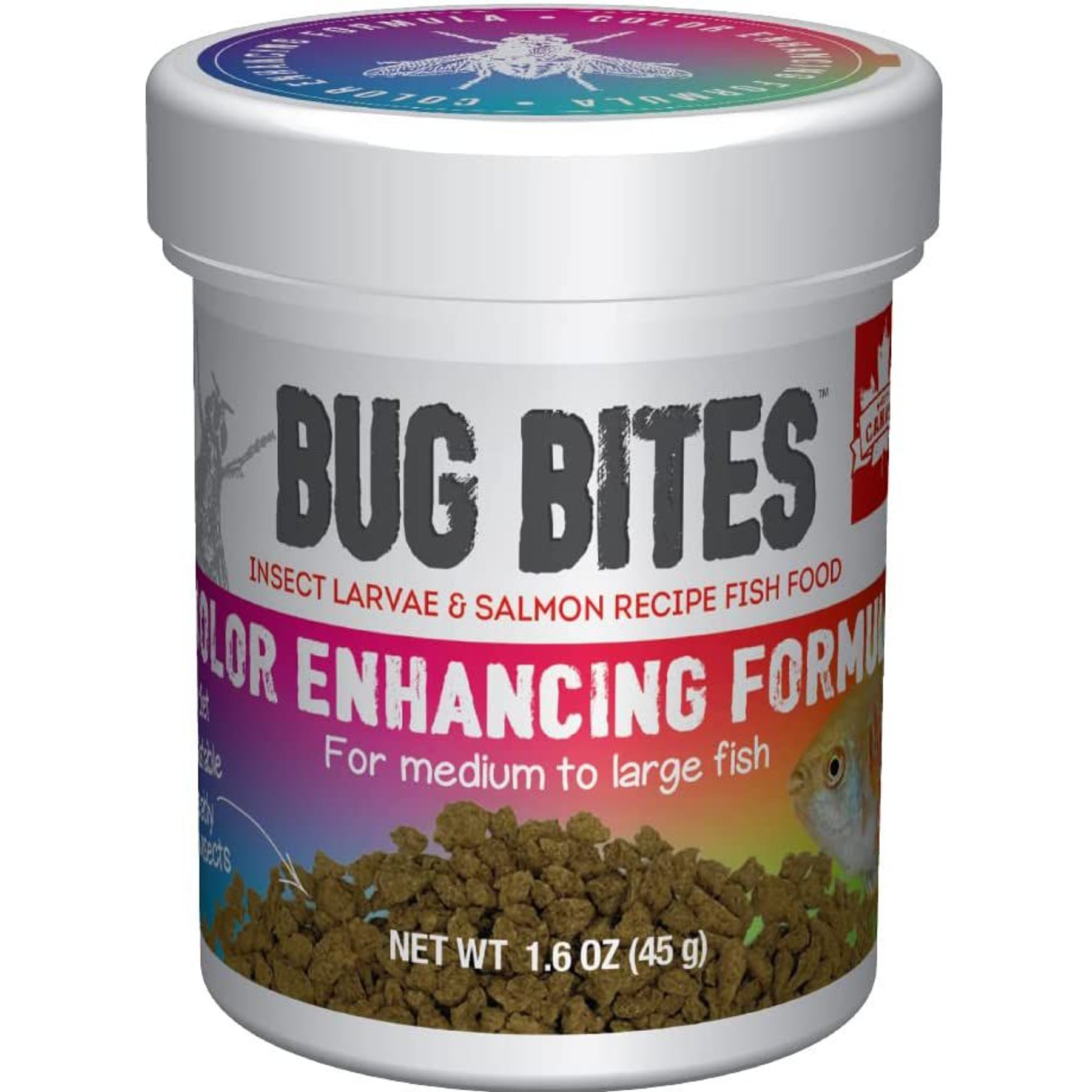 FLUVAL Fl Bug Bites Color Enhancer Fish Food, 1.6-oz - Chewy.com