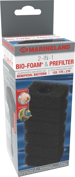MARINELAND 2-In-1 Penguin Pro 175 275 & 375 Aquarium Bio-Foam ...