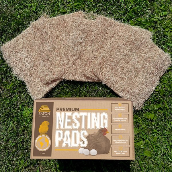 EATON PET & PASTURE USA Grown & Sustainably Harvested Bird Nesting Pad ...