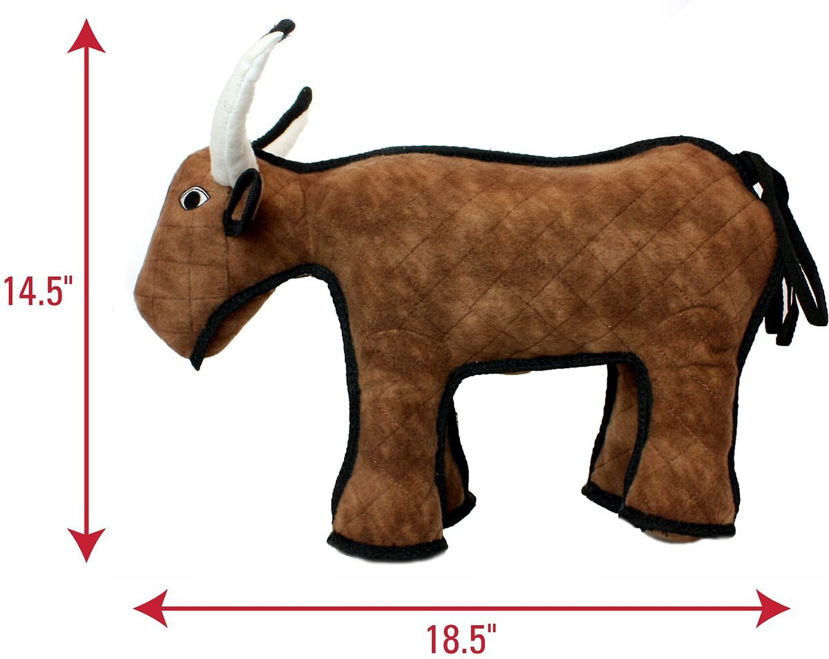 TUFFY'S Bull Bevo Plush Dog Toy - Chewy.com