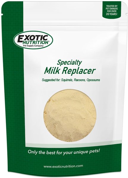 EXOTIC NUTRITION Specialty Milk Replacer Small-Pet Milk Supplement, 8.8-oz bag - Chewy.com
