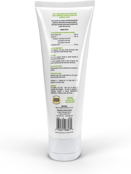 TOMLYN Laxatone Gel Hairball Control Supplement for Cats, 4.25-oz ...