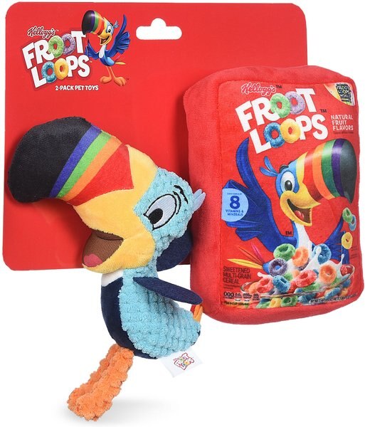 Discontinued - FETCH FOR PETS Kellogg's Froot Loops Box & Toucan Sam ...