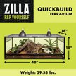 ZILLA QuickBuild Terrarium, Black, 48-in - Chewy.com