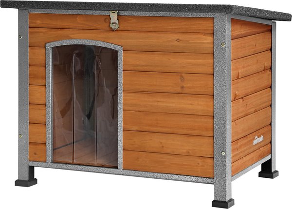 AIVITUVIN Wooden Heavy Duty Dog House, Brown, Medium - Chewy.com