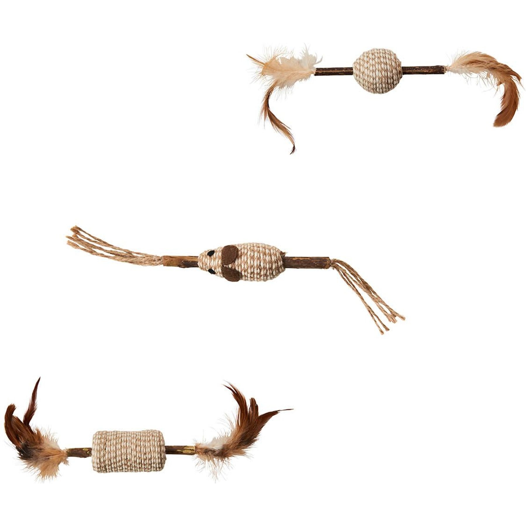 ETHICAL PET Cord Stick Cat Chew Toy with Catnip, Assorted - Chewy.com