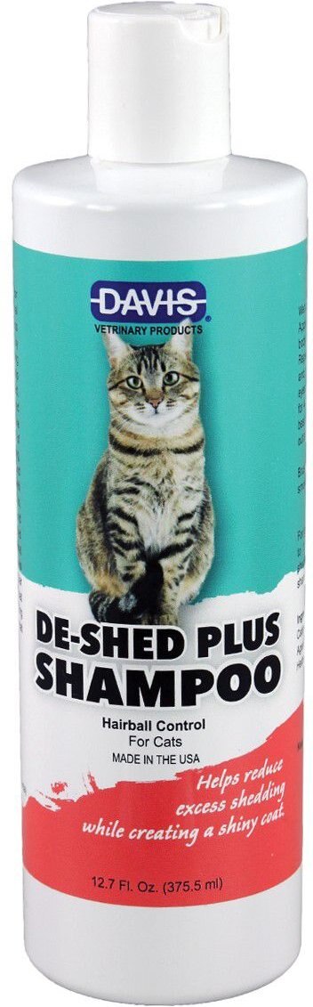 DAVIS DeShed Plus Shampoo for Cats, 12-fl oz bottle - Chewy.com