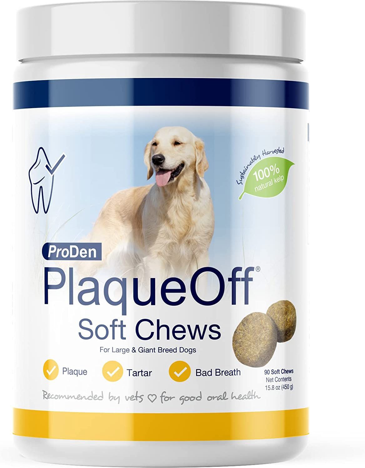 PRODEN PlaqueOff Large/Giant Breed Soft Chews Dog Treat, 90 count ...