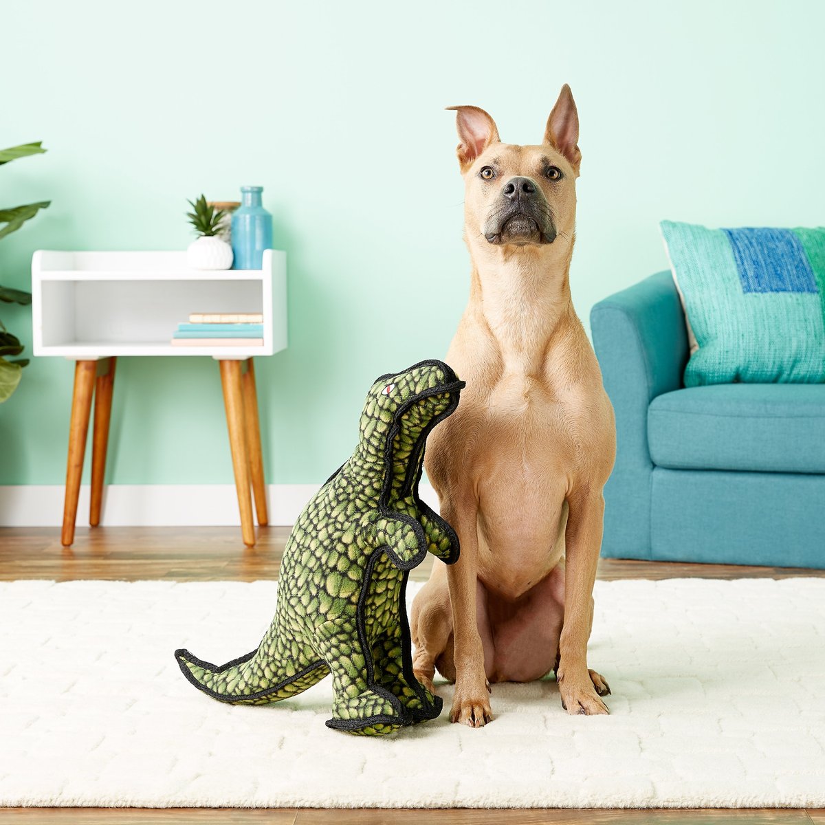 TUFFY'S T-Rex Dinosaur Plush Dog Toy, T-Rex - Chewy.com