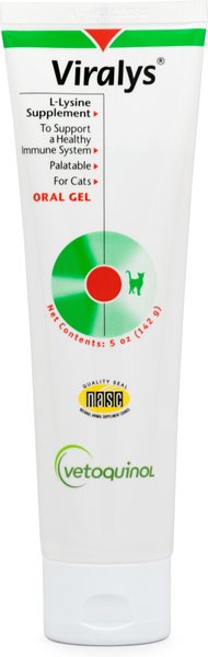 VETOQUINOL Viralys Gel Immune Supplement for Cats, 5-fl oz - Chewy.com