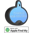 YIP Smart Tag ID & Tracker - Works with Apple Find My, Oval, Blue ...