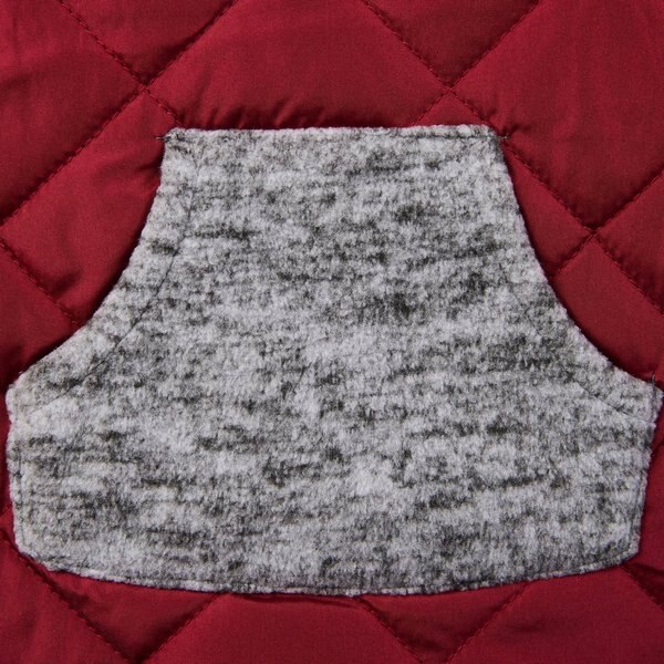 FRISCO Medium Weight Quilted Dog Coat with brushed Fleece Snood ...