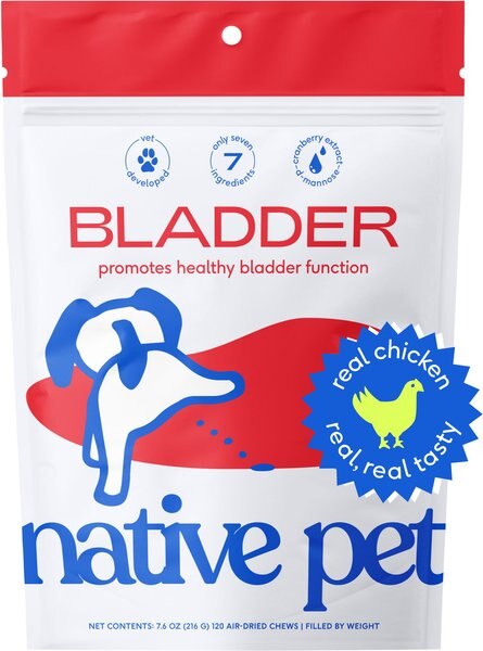 NATIVE PET Cranberry Bladder Chicken Chews To Support Urinary Tracts ...