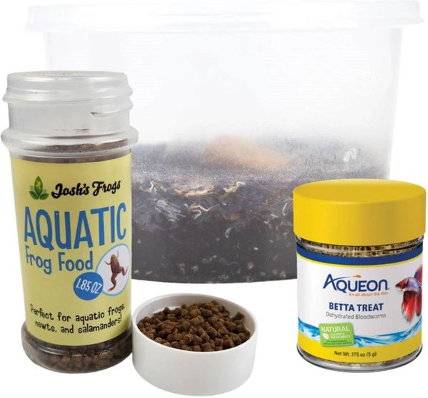 JOSH'S FROGS Dwarf Aquatic Frog Feeder Bundle - Chewy.com