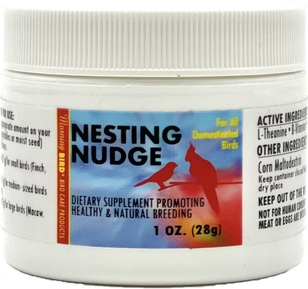 MORNING BIRD Nesting Nudge Bird Supplement, 1-oz jar - Chewy.com
