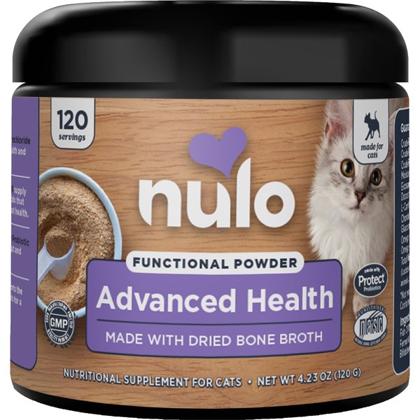 NULO Functional Advanced Health Powder Supplement for Cats, 4.23-oz ...