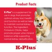 K-PLUS Potassium Gluconate Renal Gel Dog Urinary Supplement, 5-oz tube ...