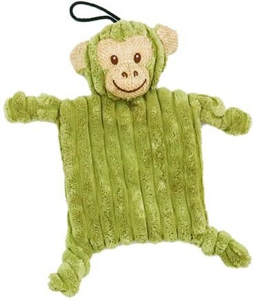 PETIQUE Mini Flying Hemp Monkey & Lion Plush Dog Toy, 2 count - Chewy.com