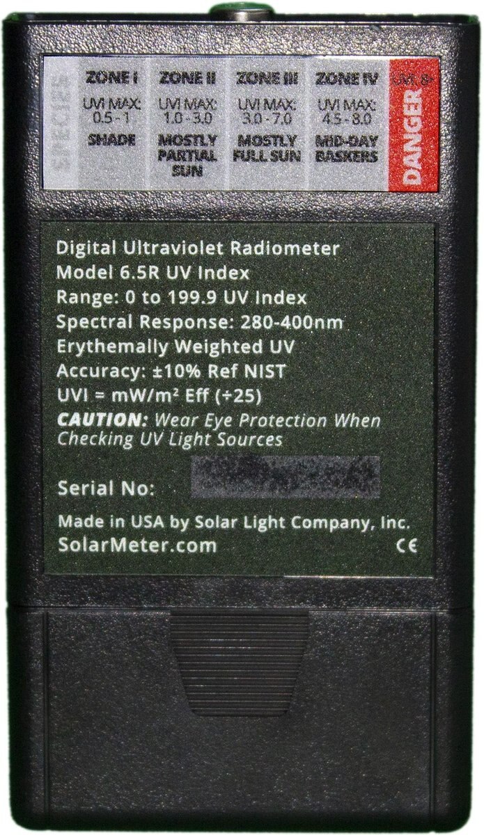SOLARMETER Model 6.5R UV Index Meter Reptile Accessory, Green - Chewy.com