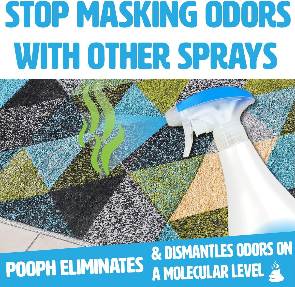 POOPH Cat & Dog Odor & Stain Eliminator, 32-fl oz bottle - Chewy.com