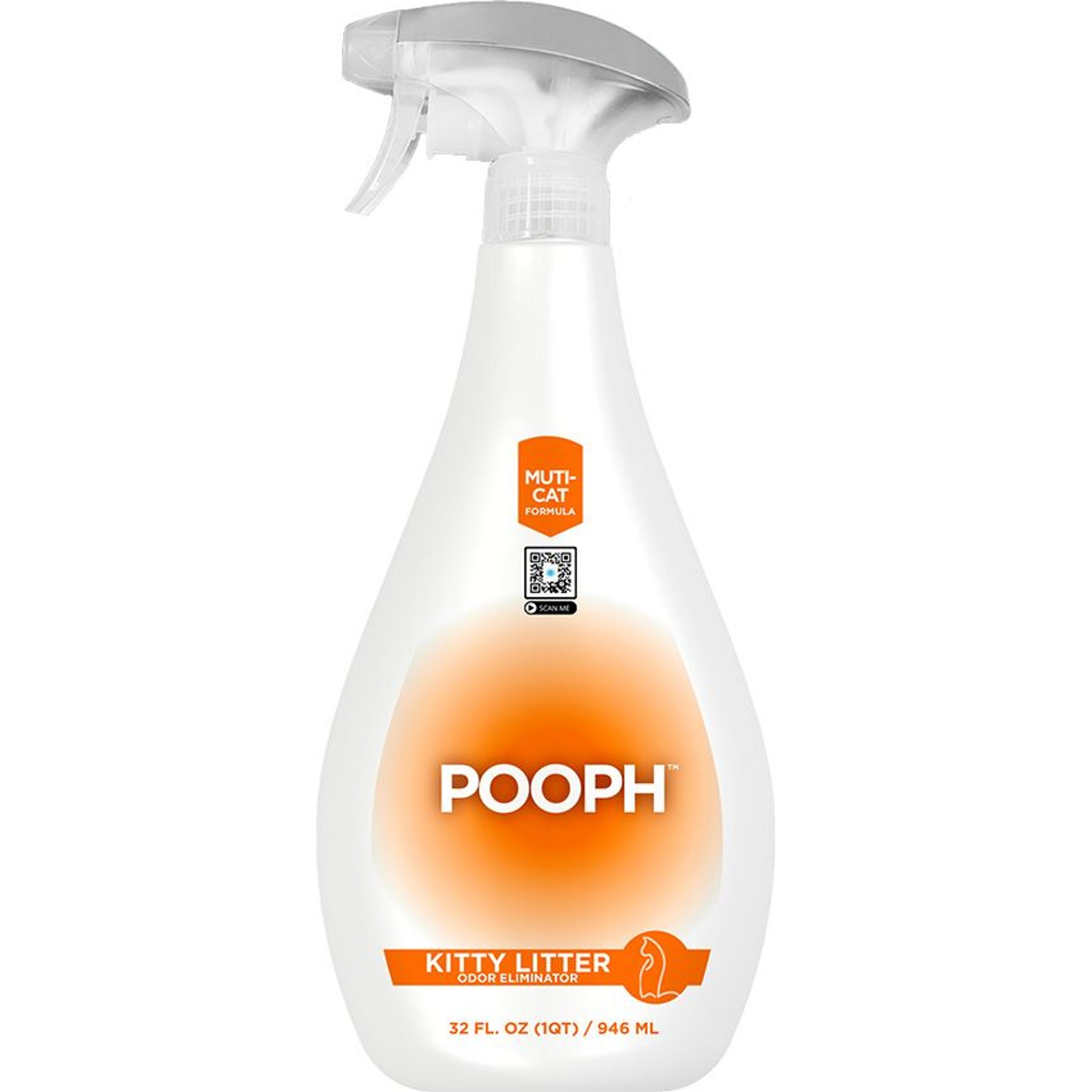 POOPH Kitty Litter Cat Odor Eliminator, 32-oz bottle - Chewy.com