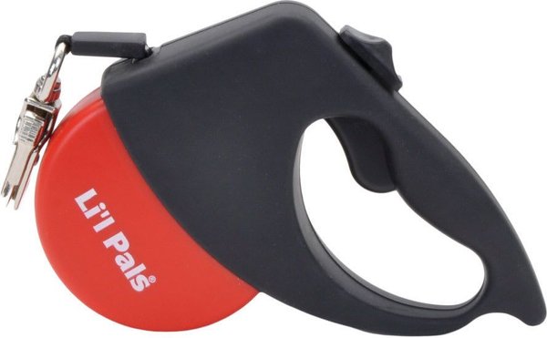 LI'L PALS Retractable Leash with Alligator Snap, Red - Chewy.com