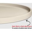DOGBUDDY Oval Dog & Cat Placemat, White Sand, X-Small - Chewy.com
