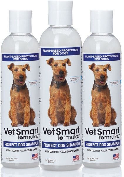 VETSMART FORMULAS Protect Dog Shampoo, 8-oz bottle, 3 count - Chewy.com