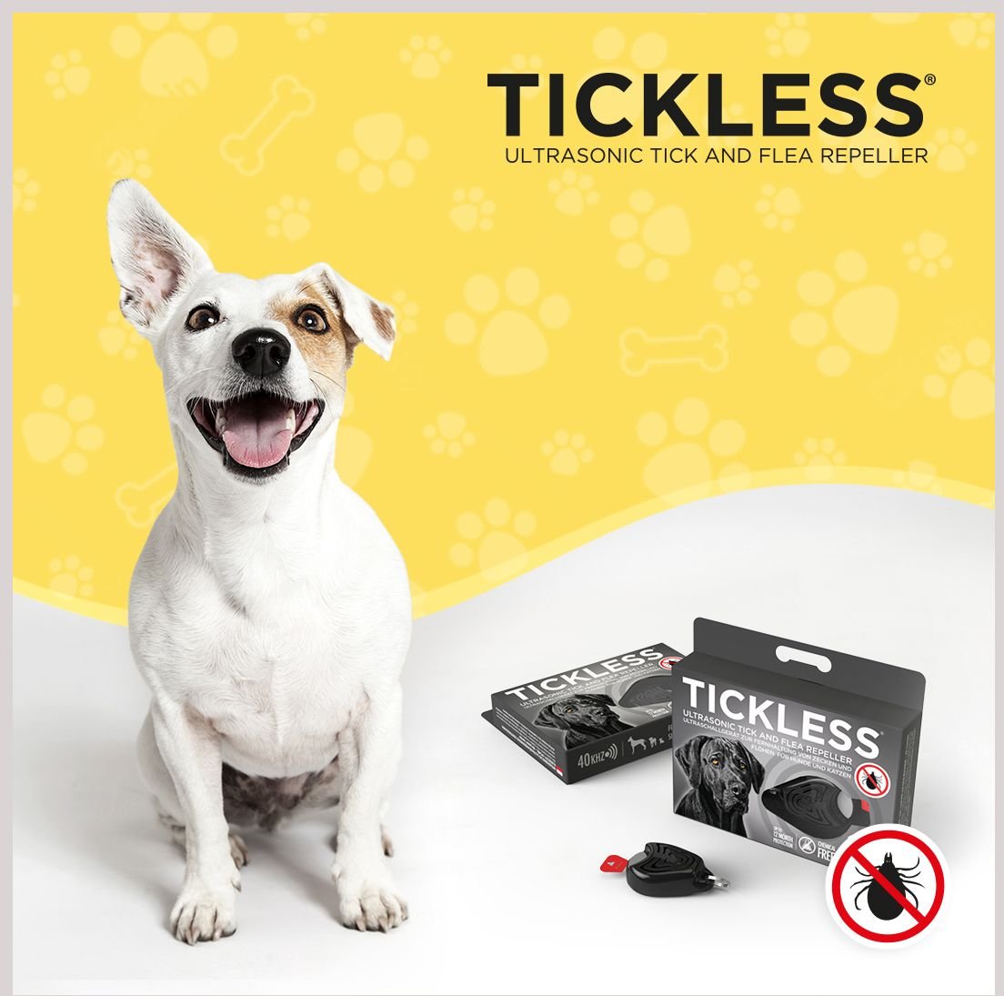 TICKLESS Pet Ultrasonic Tick & Flea Repellent, Black - Chewy.com